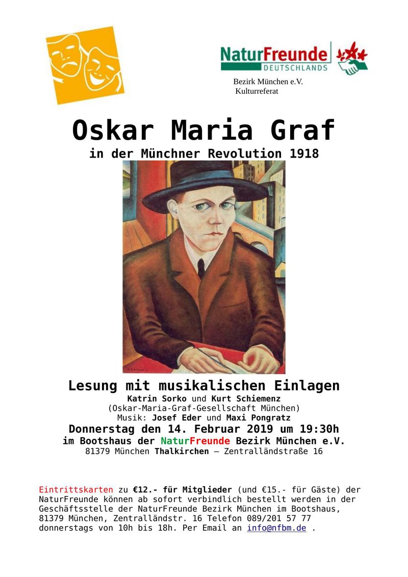 NaturFreunde Bezirk München e.V. | Oskar Maria Graf in der bayerischen ...